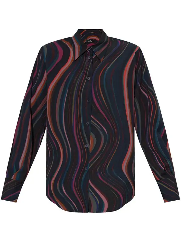 Paul Smith Printed Shirt - Blue