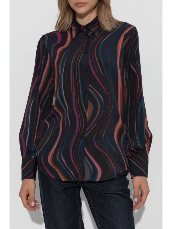 Paul Smith Printed Shirt - Blue