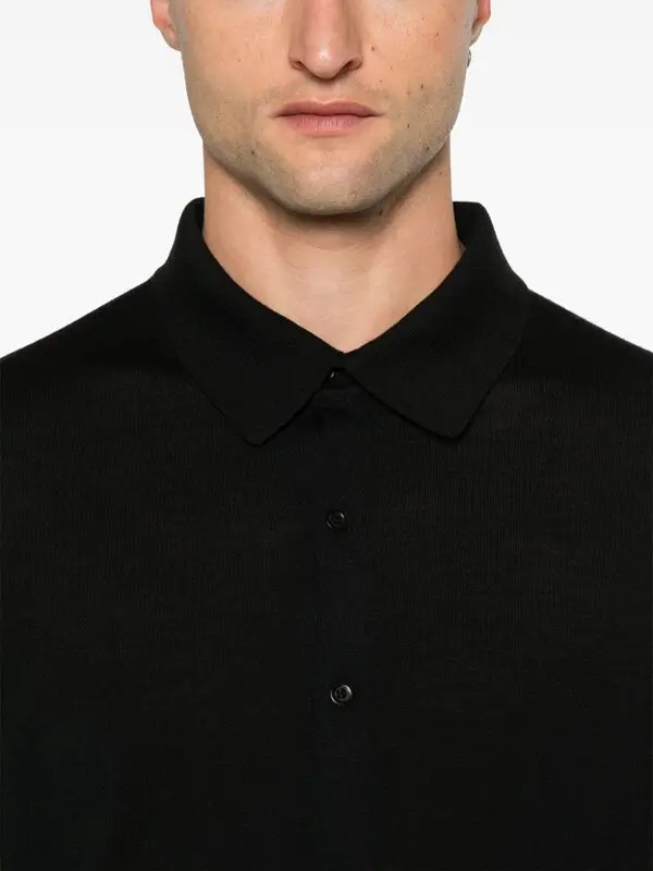 D4.0 Wool Cardigan - Black