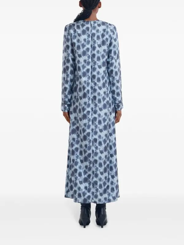 Marni All-over-print Dress - Blue