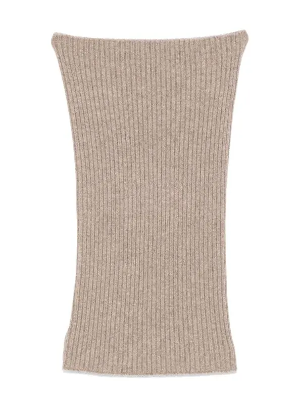Eric Bompard Ribbed Snood - Neutrals