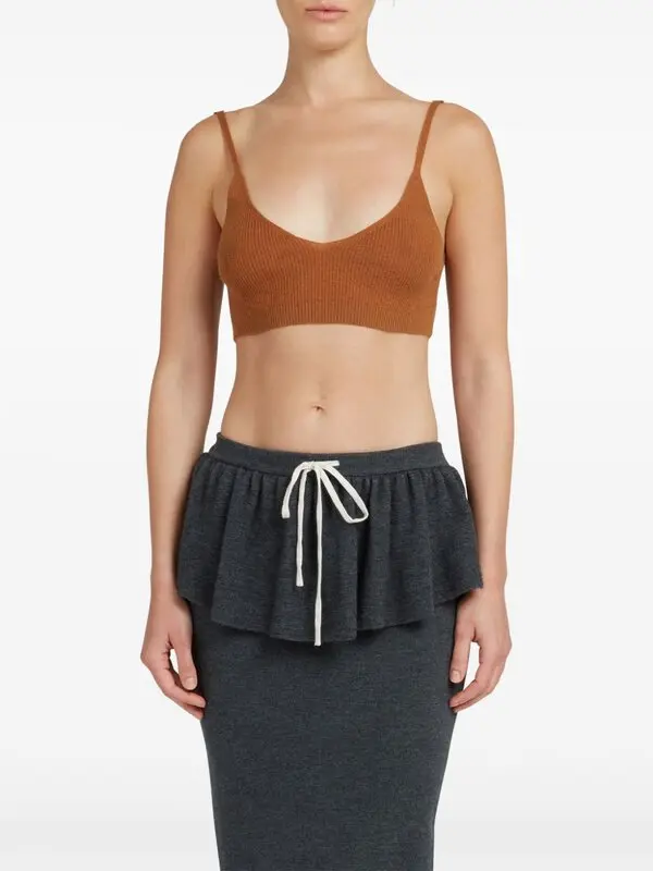 Cashmere In Love Windy Mini Skirt - Grey