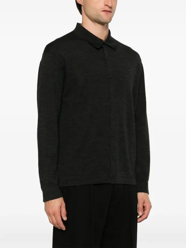 D4.0 Wool Cardigan - Grey