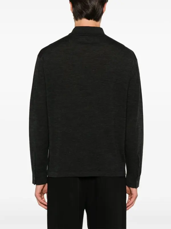D4.0 Wool Cardigan - Grey