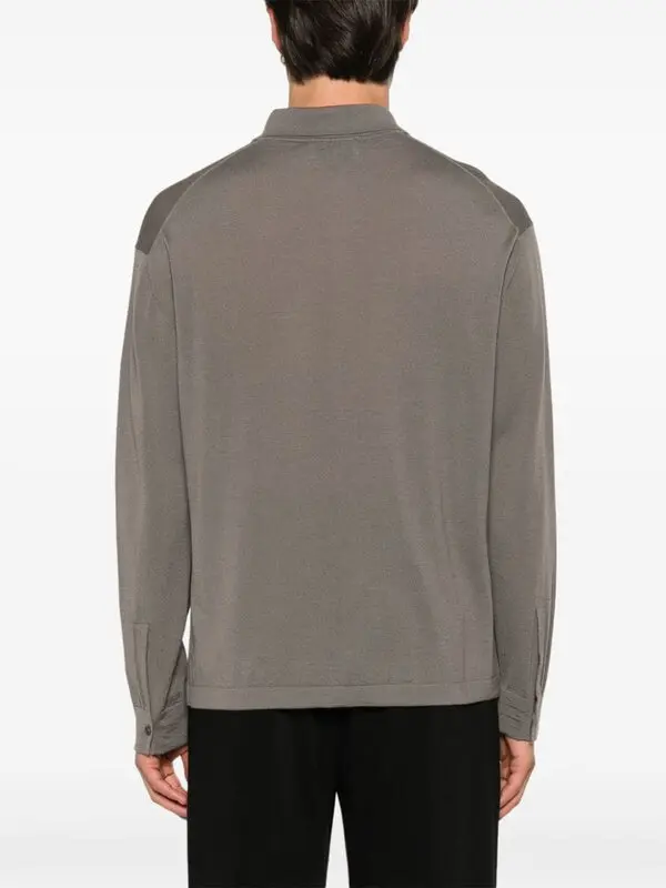 D4.0 Wool Cardigan - Grey