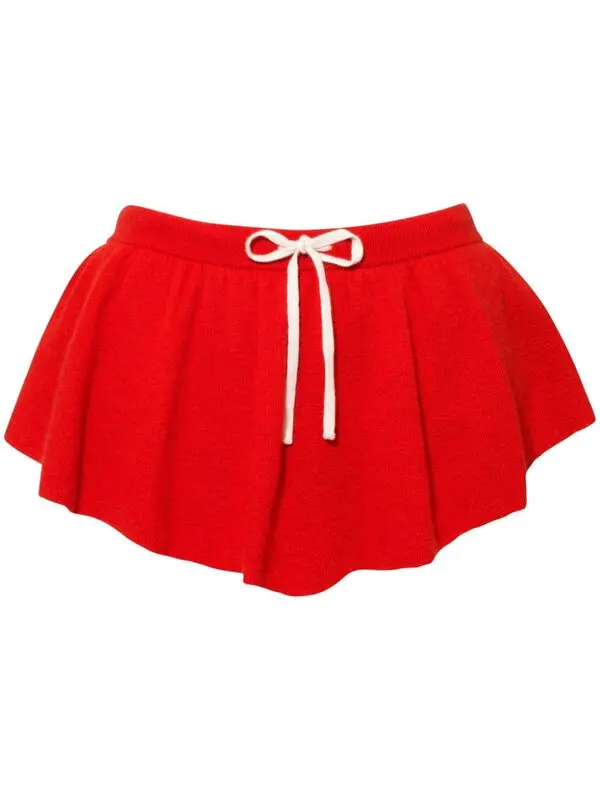 Cashmere In Love Windy Mini Skirt - Red