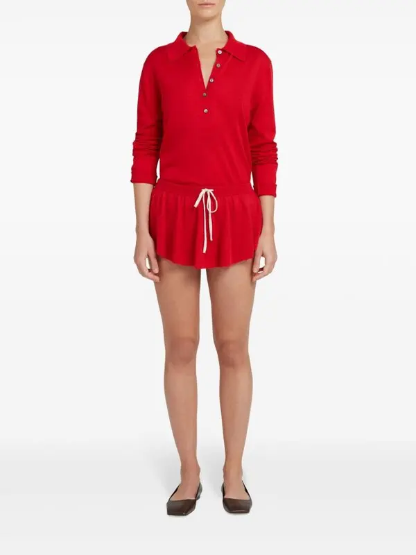 Cashmere In Love Windy Mini Skirt - Red