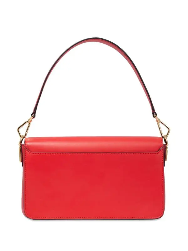 LANCEL Leather Shoulder Bag - Red