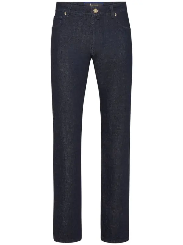 BILLIONAIRE Mid-rise Straight-leg Jeans - Blue