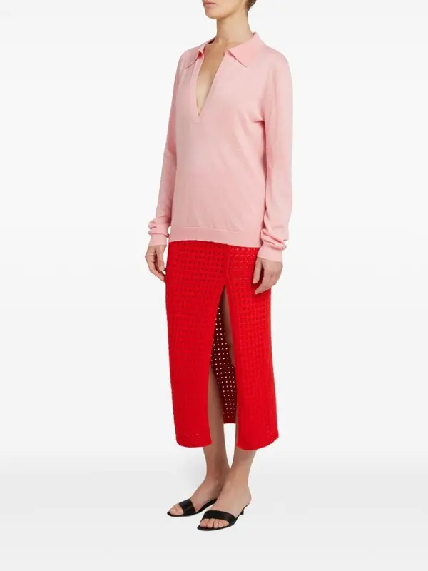Cashmere In Love Lane Polo Top - Pink