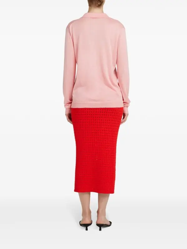 Cashmere In Love Lane Polo Top - Pink