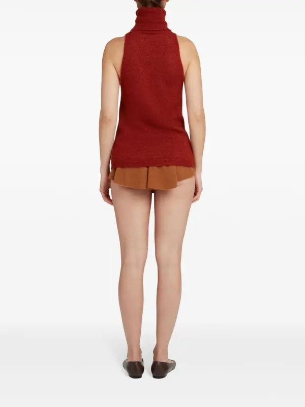 Cashmere In Love Windy Mini Skirt - Brown