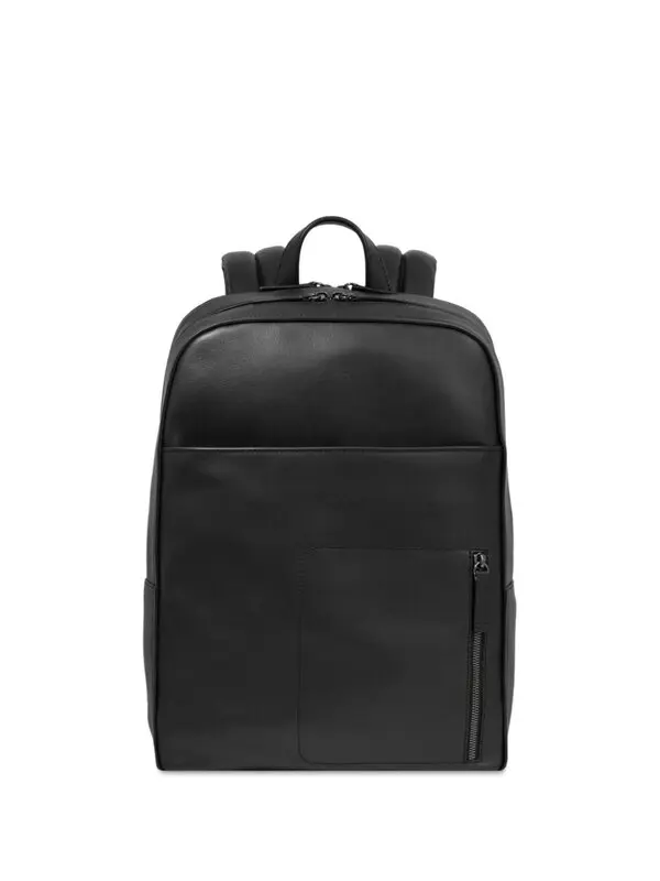 LANCEL Max De Leather Backpack - Black