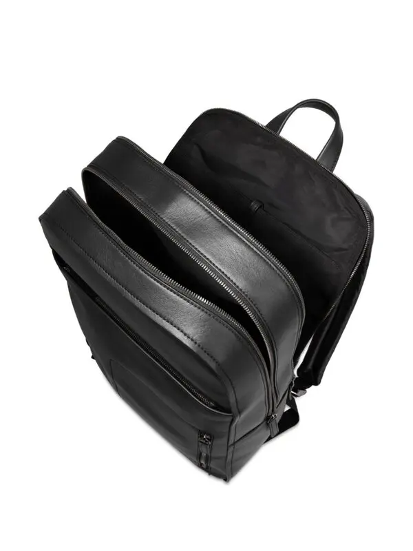 LANCEL Max De Leather Backpack - Black