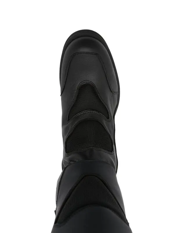 GMBH Baris Knee High Moto Boots - Black