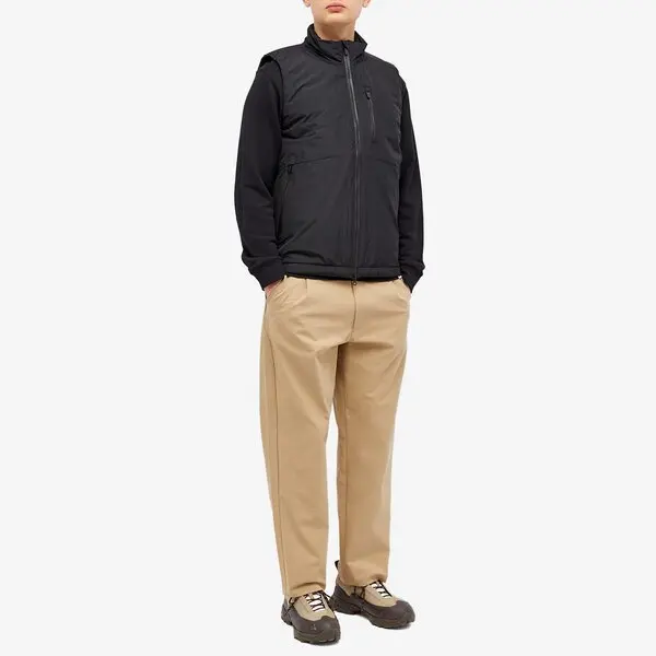 Snow Peak Gore-Tex Windstopper Warm Vest In Black - 60% Off