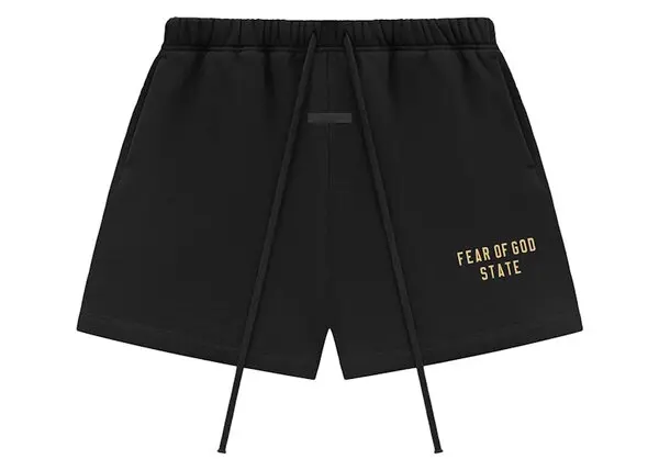 Fear Of God Fleece Soccer Short - Black