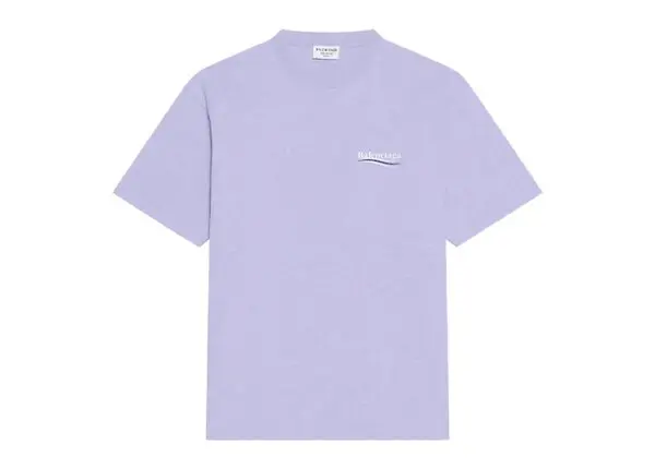 Balenciaga Large Fit T-shirt - Purple
