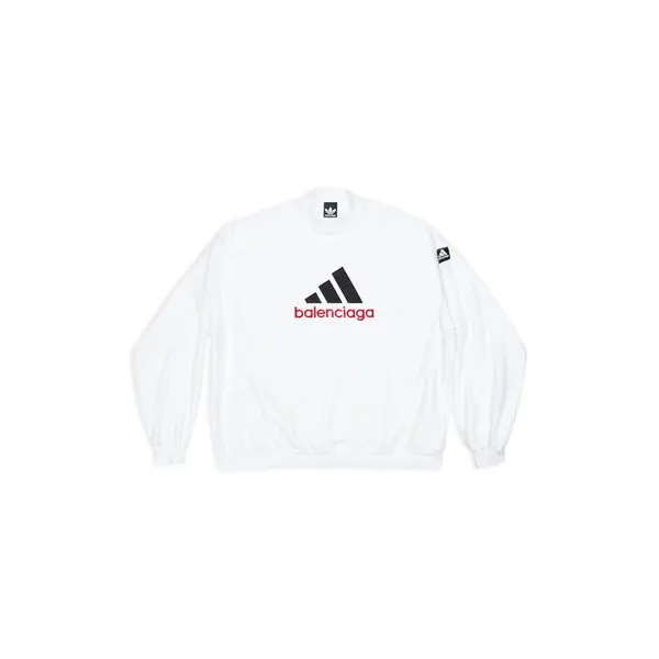 Balenciaga X Adidas Oversized Sweatshirt - White