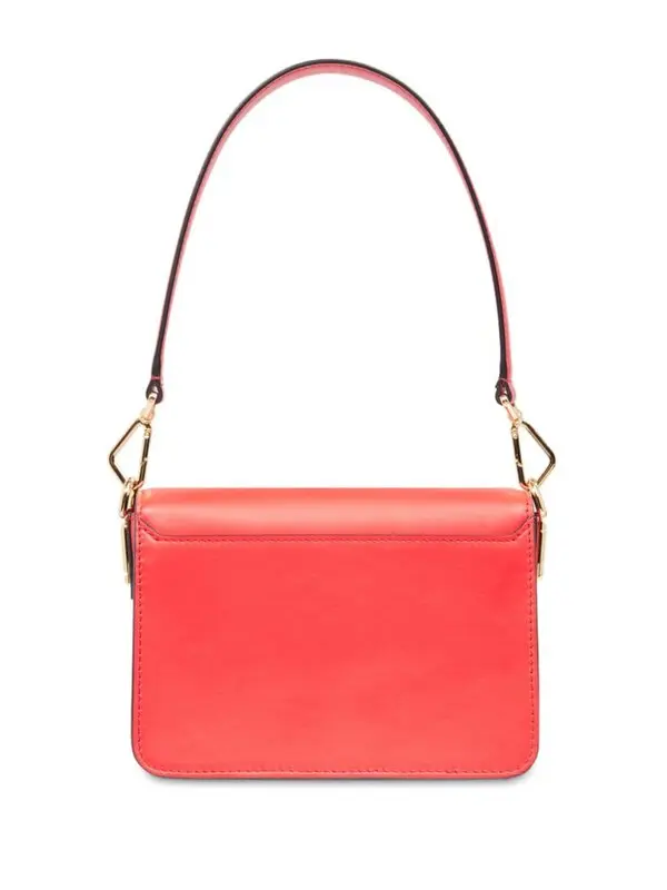 LANCEL Mini Leather Shoulder Bag - Red