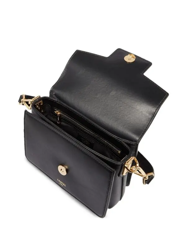 LANCEL Angele Small Leather Shoulder Bag - Black