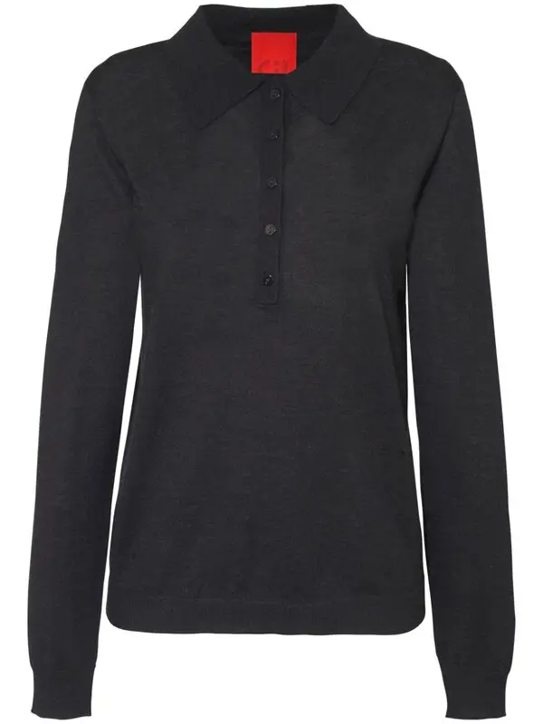 Cashmere In Love Ellis Polo Shirt - Black