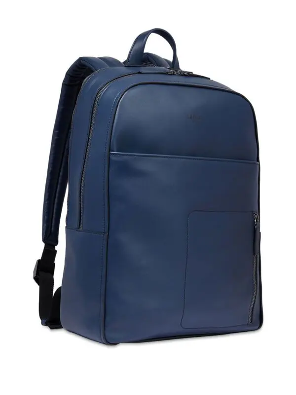 LANCEL Max De Leather Backpack - Blue
