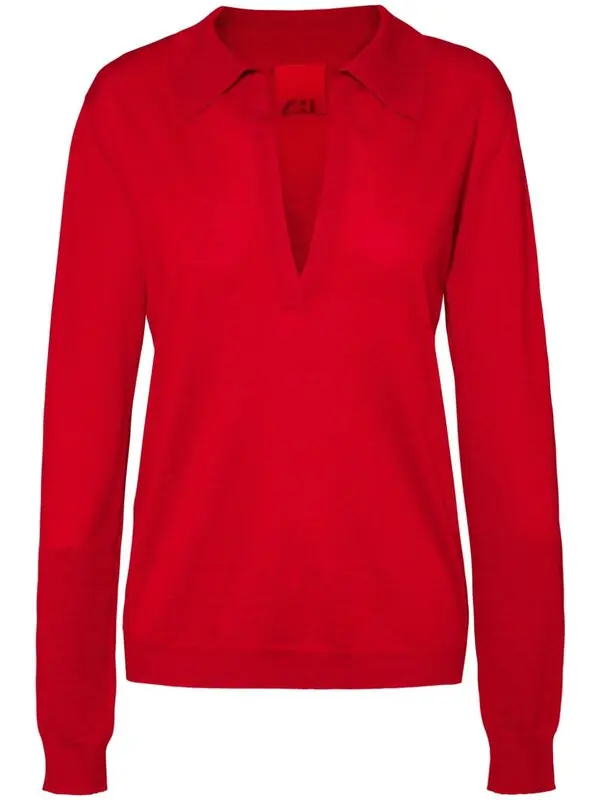 Cashmere In Love Lane Jumper - Red