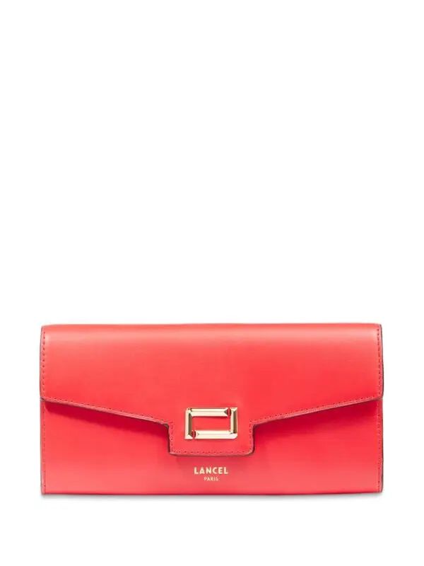 LANCEL Long Angele Wallet - Red