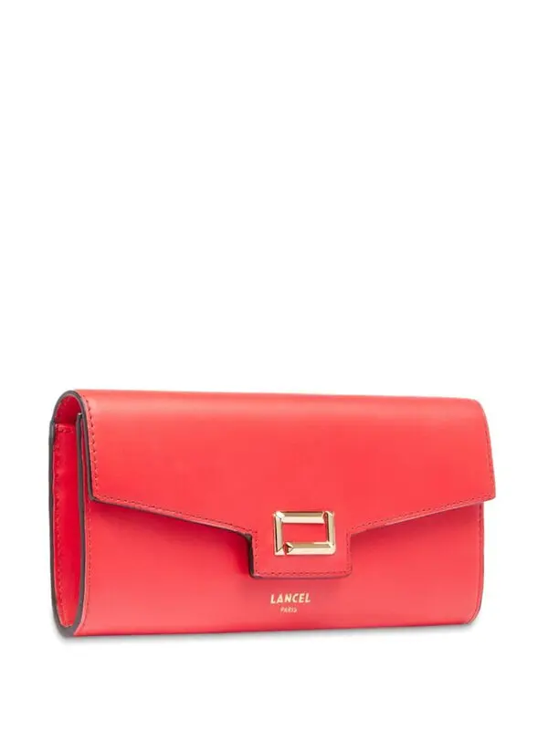LANCEL Long Angele Wallet - Red