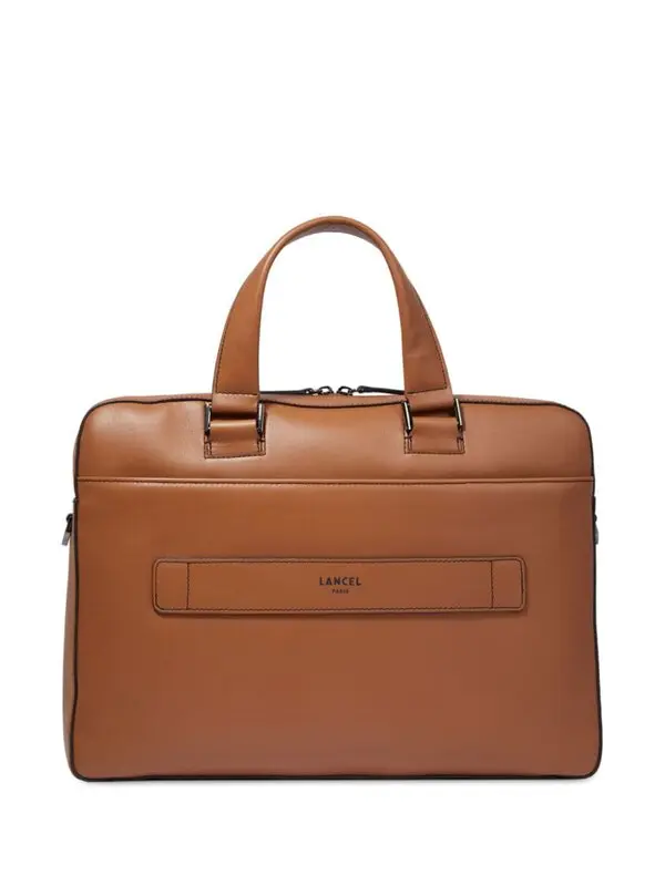 LANCEL Max De Leather Briefcase - Brown
