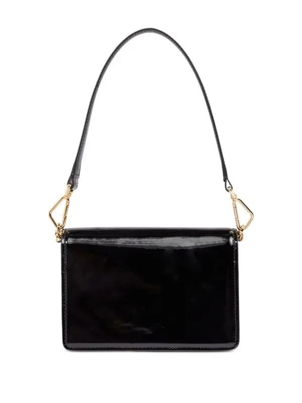 LANCEL Leather Mini Flap Bag