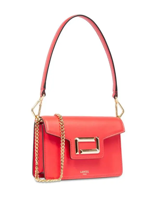LANCEL Leather Mini Flap Bag