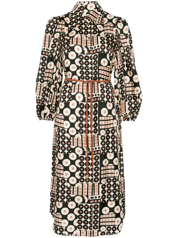 Zimmermann Illustration Midi Dress