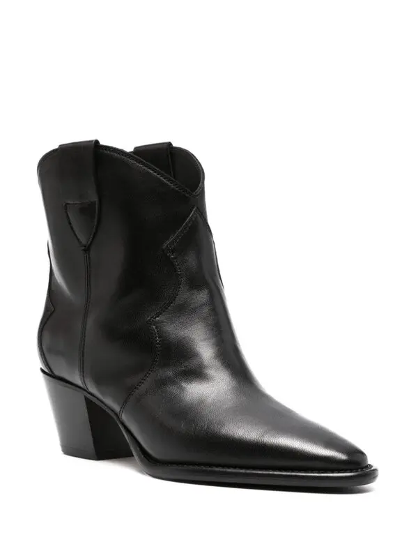 ANNA F. Cowboy Ankle Boots
