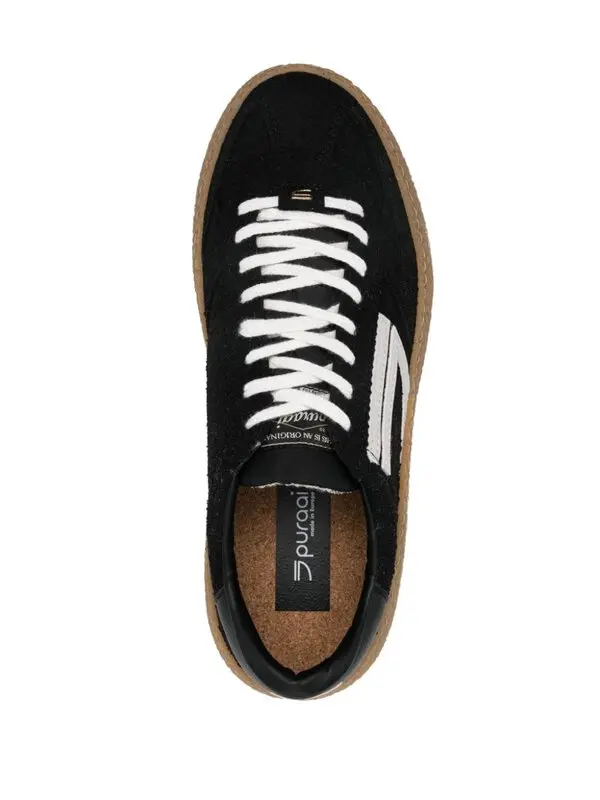 PURAAI Logo-patch Sneakers - Black