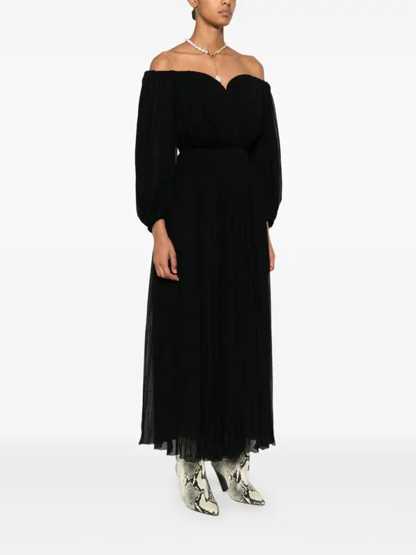 Chloé Pleated Maxi Dress