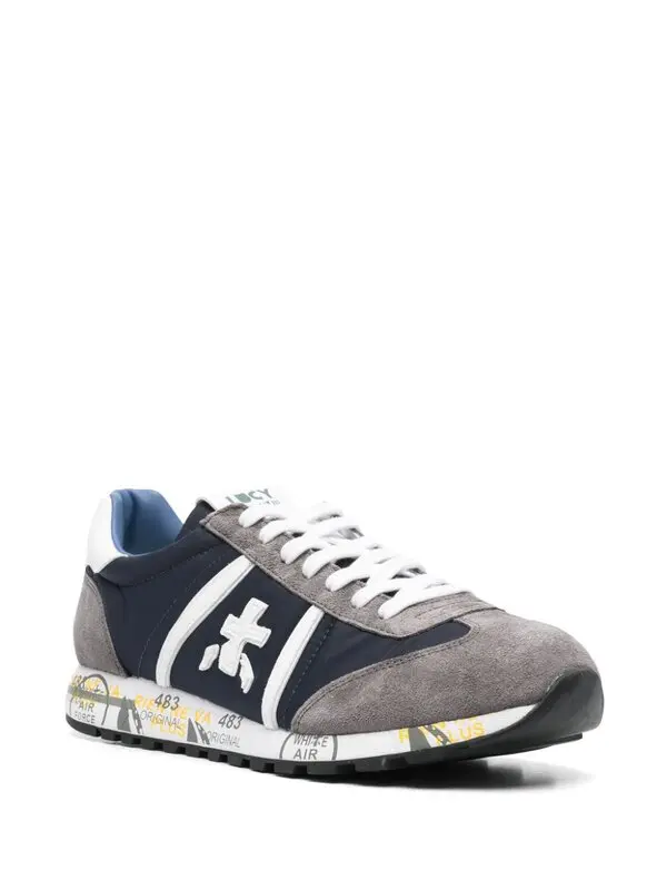 Premiata Lucy 7089 Panelled Sneakers - Grey