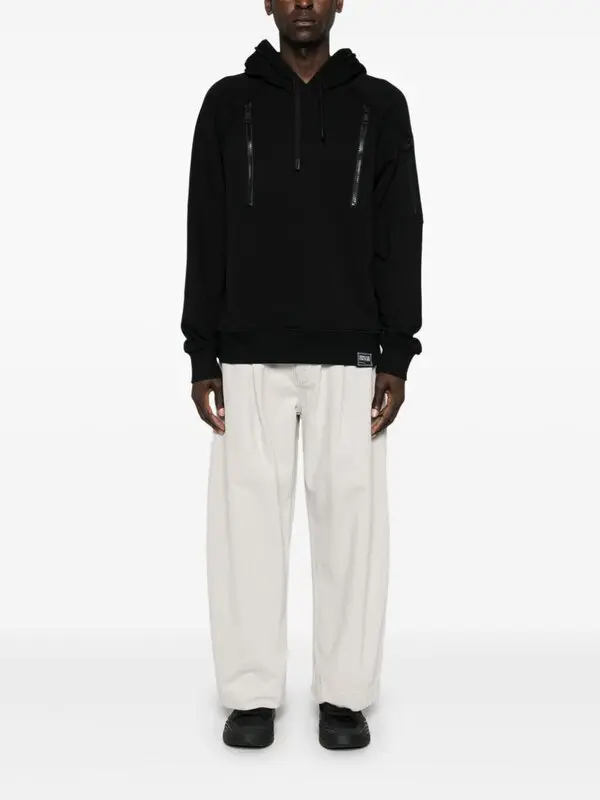 Versace Logo-patch Hoodie