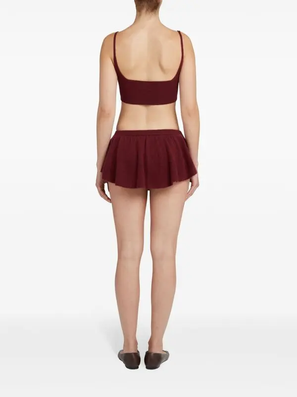 Cashmere In Love Windy Mini Skirt - Brown