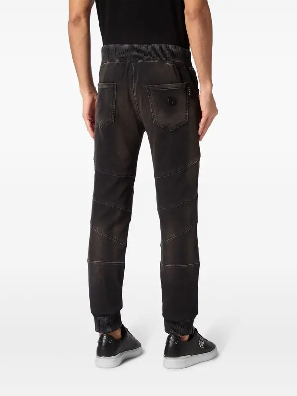 Philipp Plein Logo-appliqué Tapered Jeans