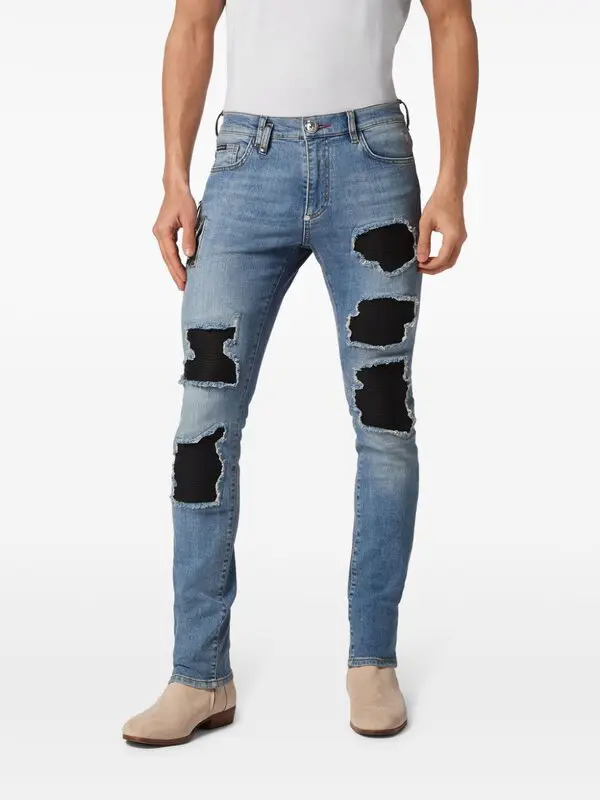 Philipp Plein Ripped Skinny-fit Jeans