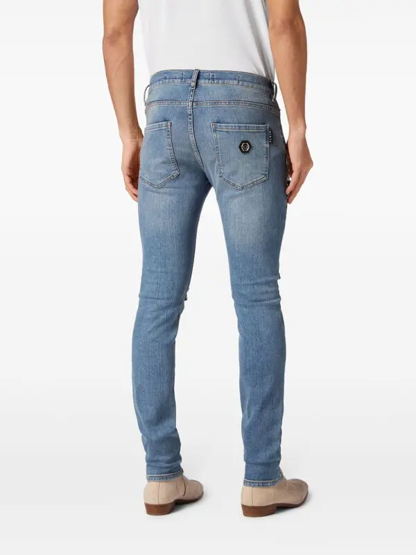 Philipp Plein Ripped Skinny-fit Jeans