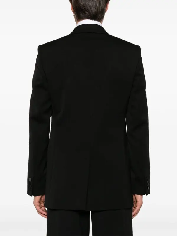 Saint Laurent Grain De Poudre Tuxedo Blazer