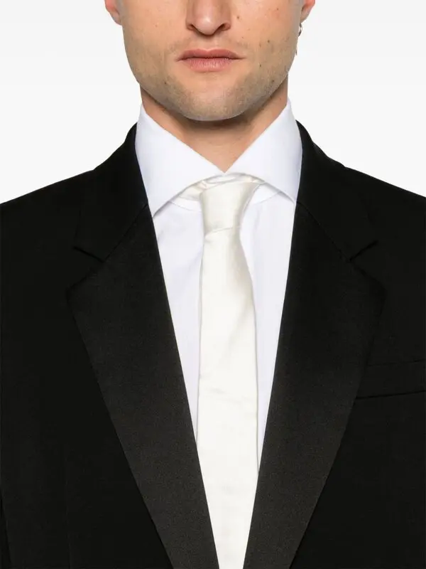 Saint Laurent Grain De Poudre Tuxedo Blazer