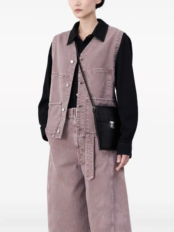 LEMAIRE Grained Leather Shoulder Bag