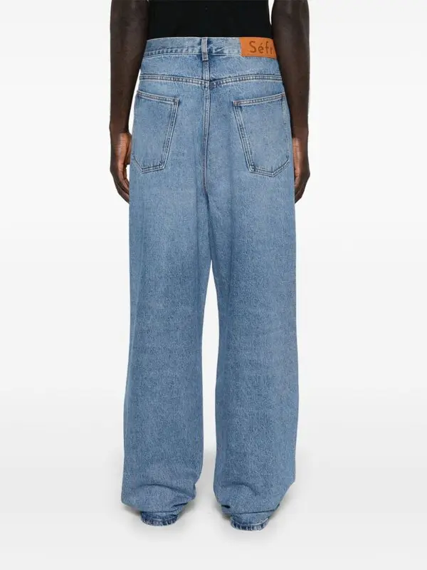 Séfr Disco Cut Wide Leg Jeans