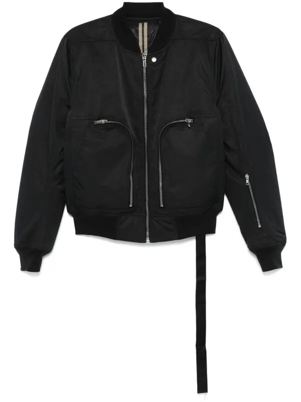 Rick Owens Bauhaus Flight Bomber Jacket - Black