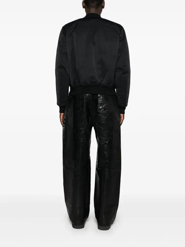 Rick Owens Bauhaus Flight Bomber Jacket - Black