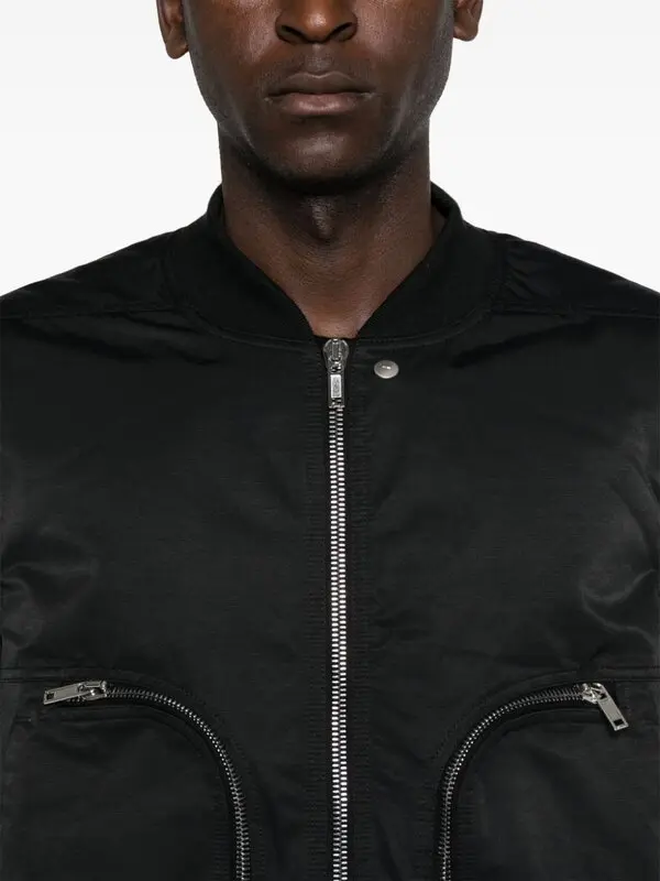 Rick Owens Bauhaus Flight Bomber Jacket - Black